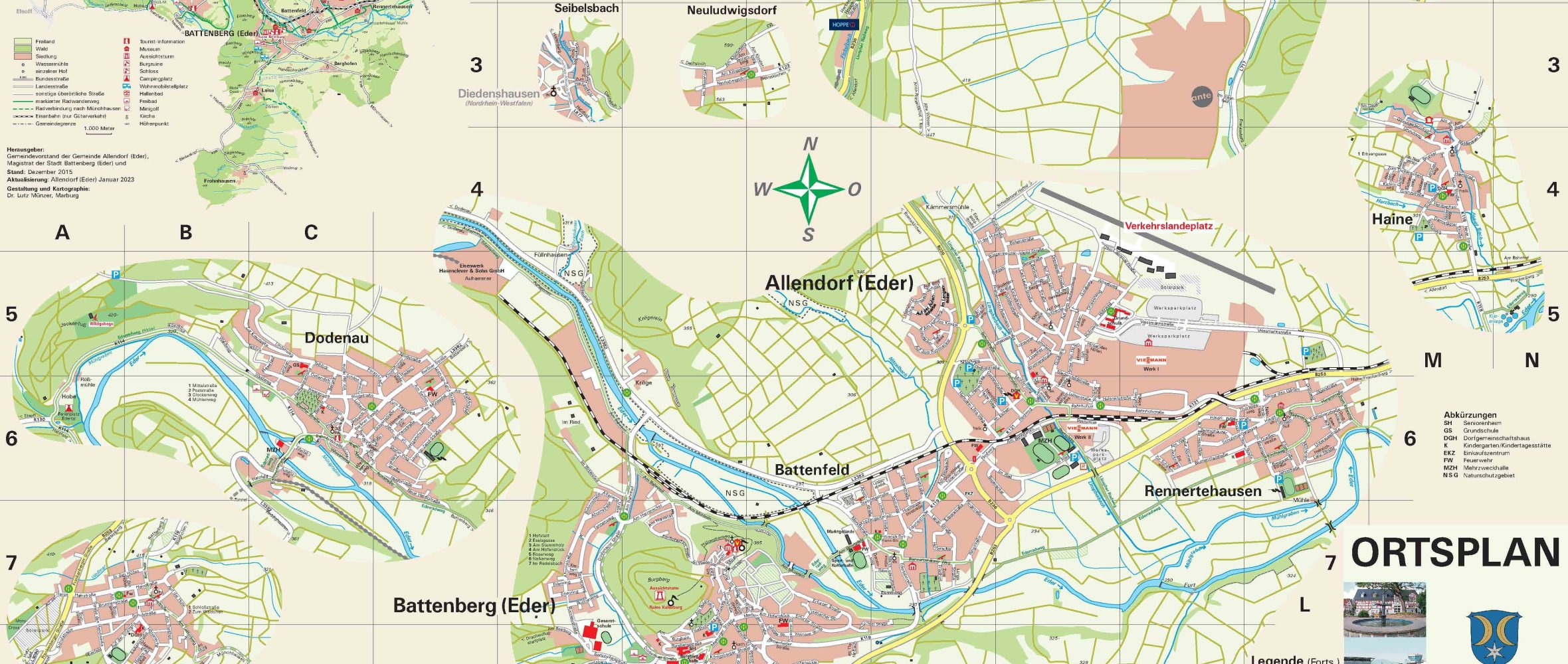 Ortsplan | Allendorf (Eder)